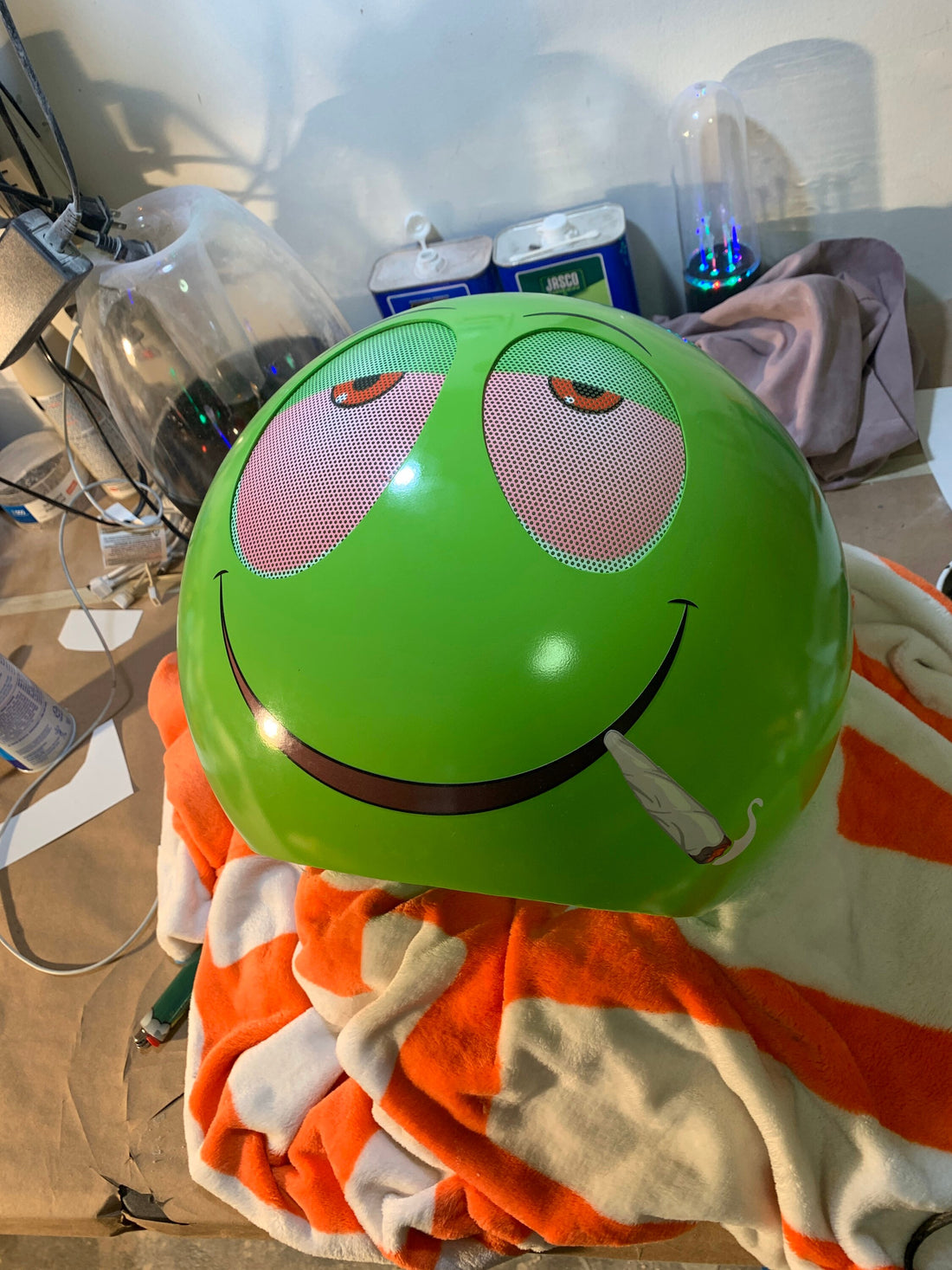 420 weed man helmet – Ravehelmetsinc